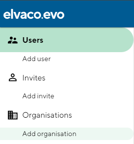 How to create a new suborganization in EVO – Elvaco